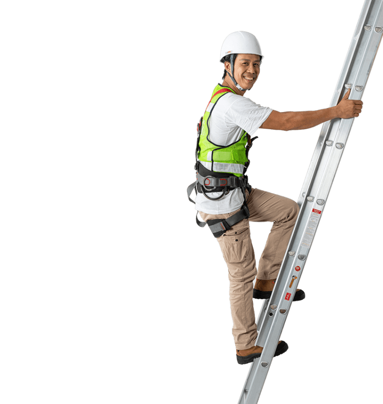 Aluminium Extension Ladder (P-DEL) - Step by Step