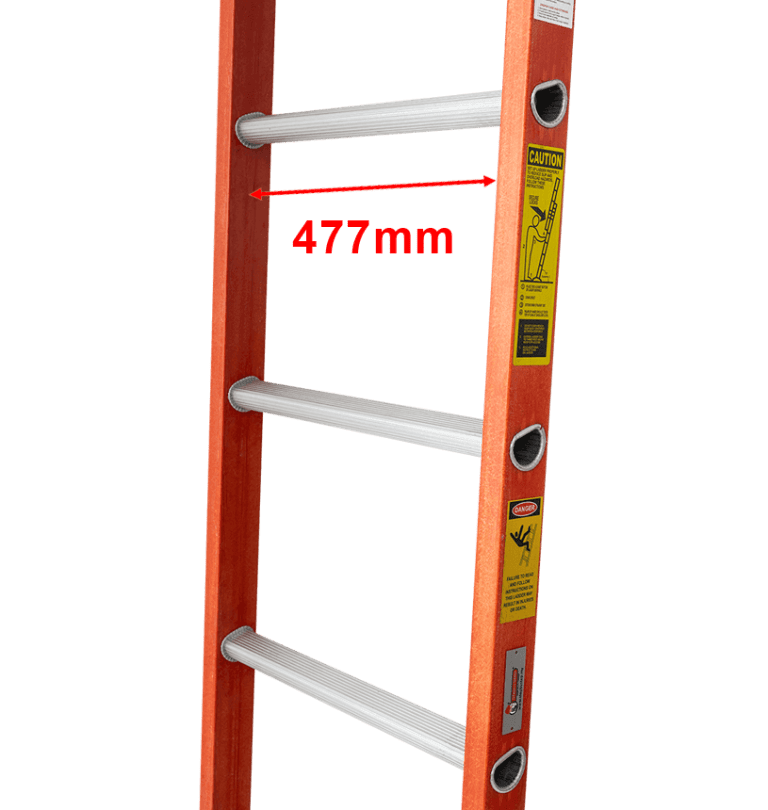 Fiberglass Single Pole Ladder (FCS) - Step by Step